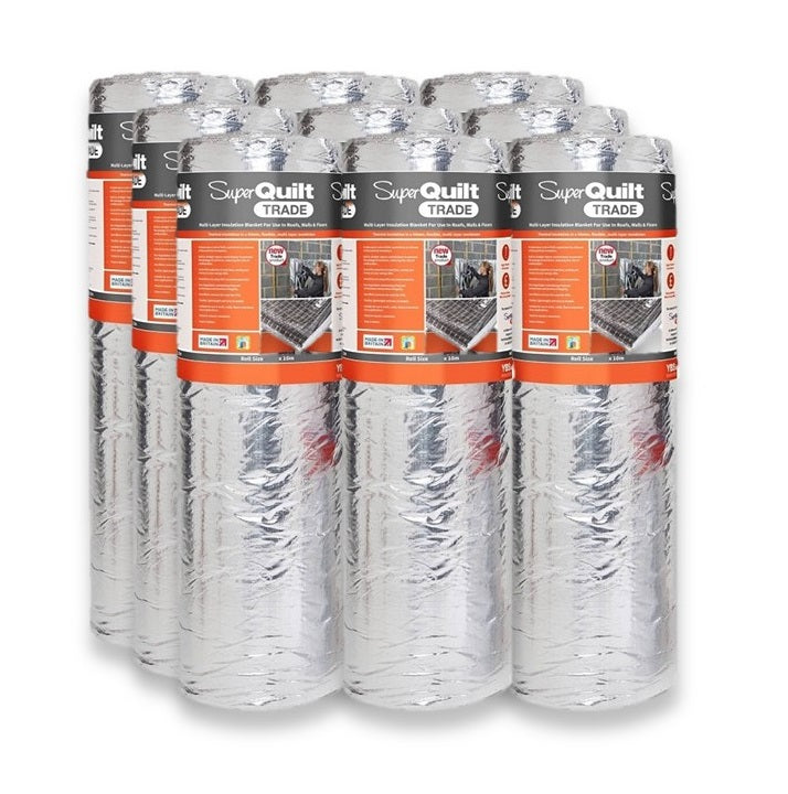 Pallet Offer - 9 x YBS Insulation SuperQuilt Trade 1.5m X 10m (135m2 ...