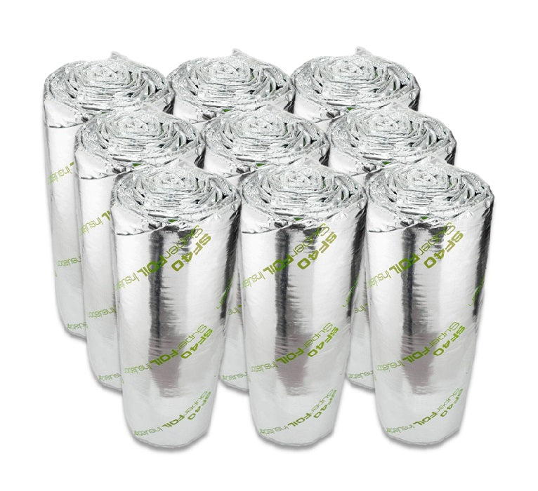 Pallet Offer - 12 x SuperFOIL SF40 1.5m X 10m (180m2) – Construction ...